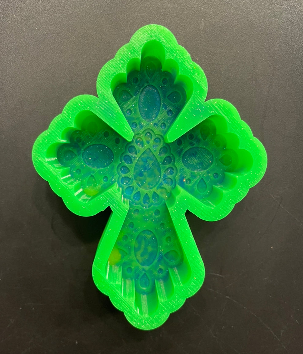 Squash Blossom Concho Cross Mold – Molds Gone Wild