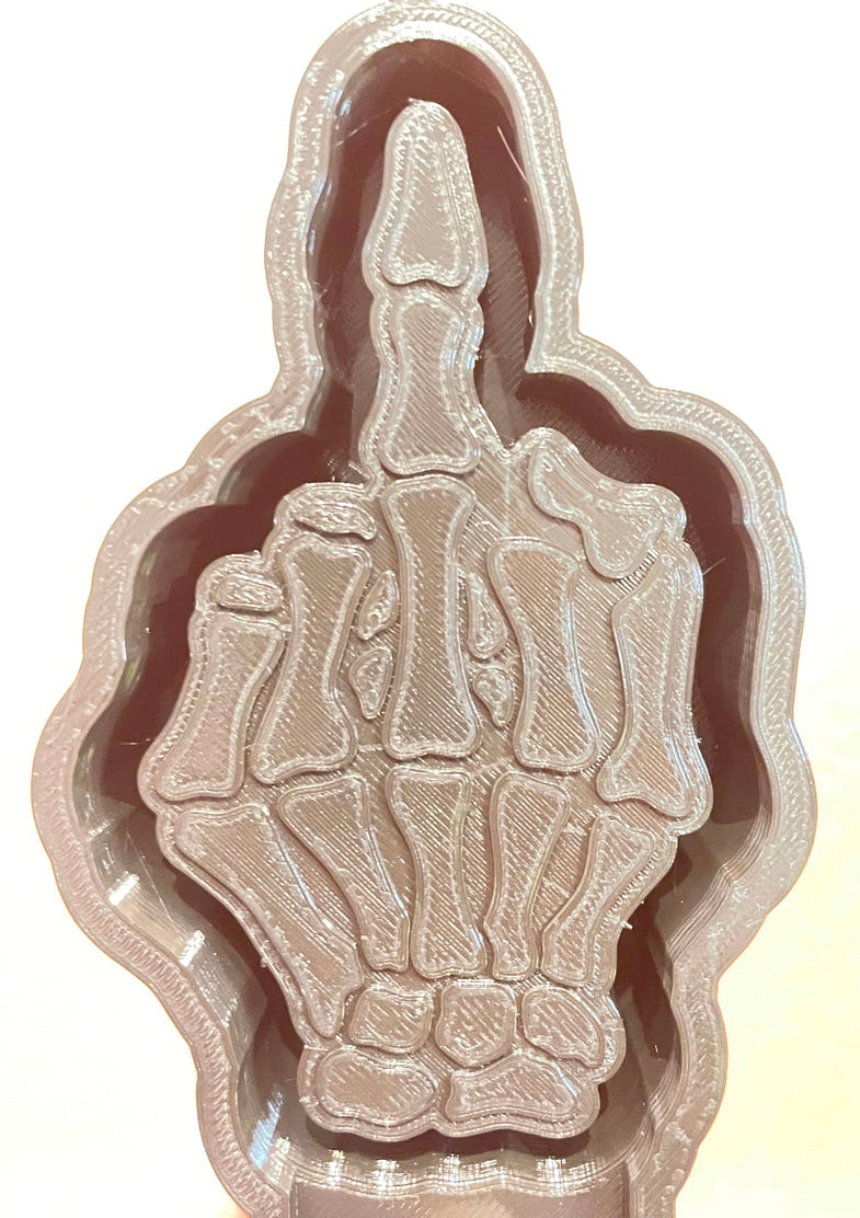 Skeleton Hand Flip Off/Middle Finger Mold – Molds Gone Wild