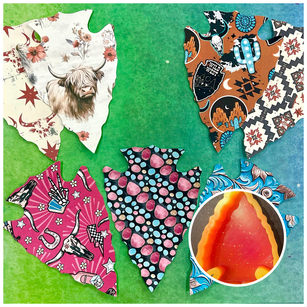 Arrowhead Cardstock Mold + Cardstock – Molds Gone Wild
