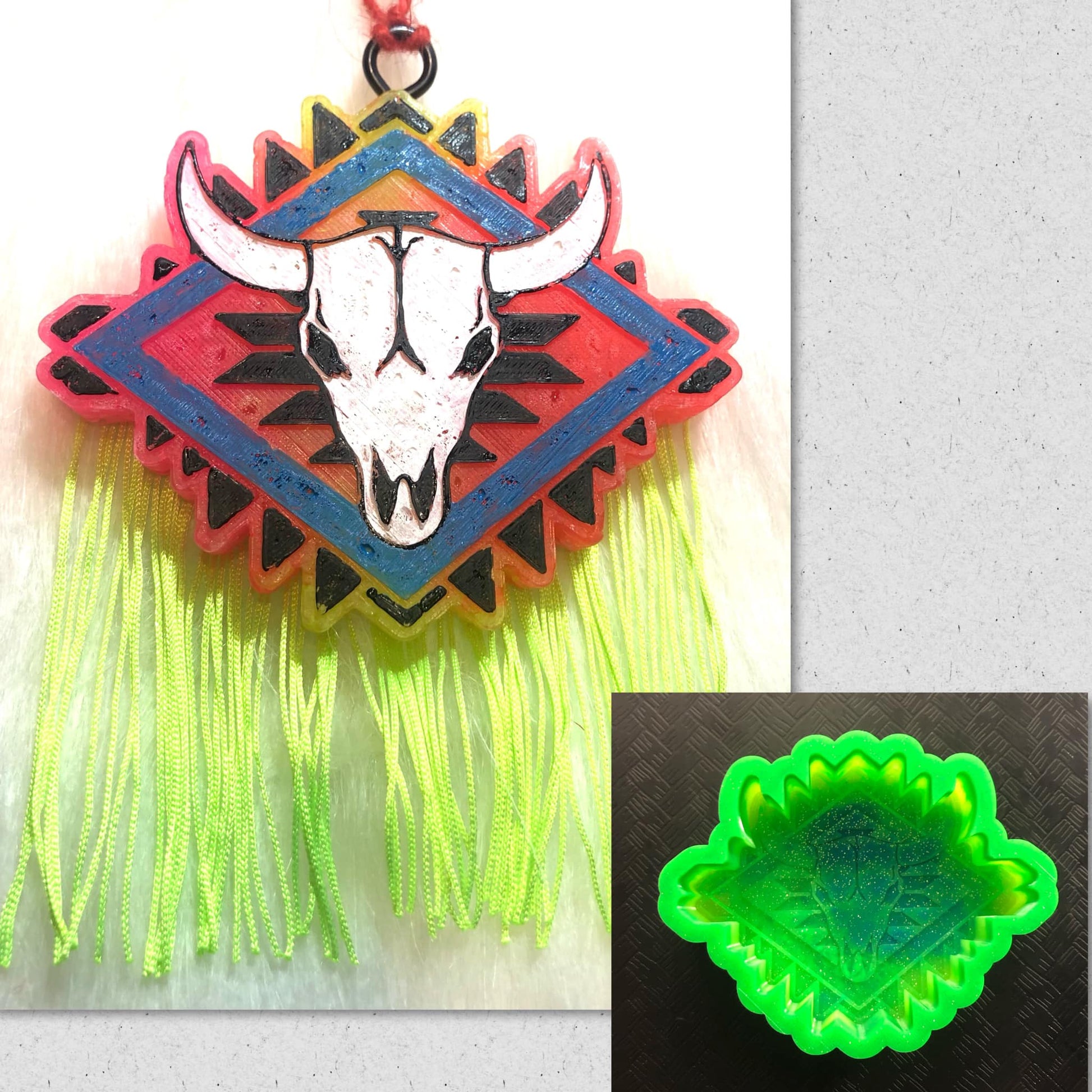 Aztec Bull Skull Mold – Molds Gone Wild